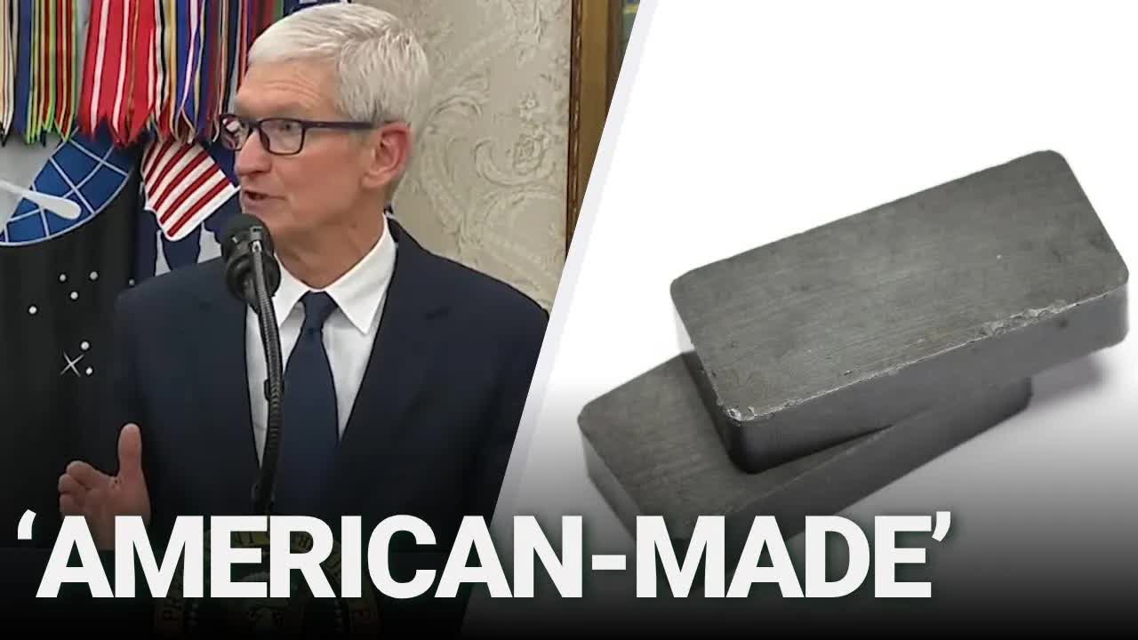 Tim Cook: "We're committed to buying American-made advanced rare earth ...