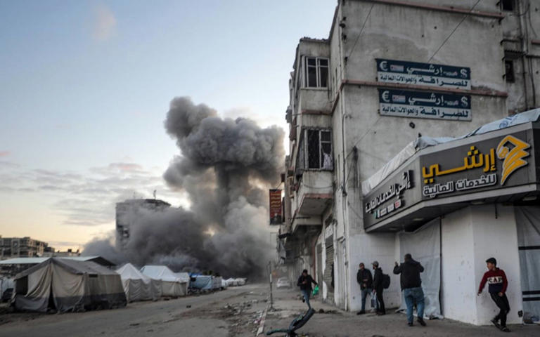 Gaza civil defence agency says 48 killed by Israeli strikes