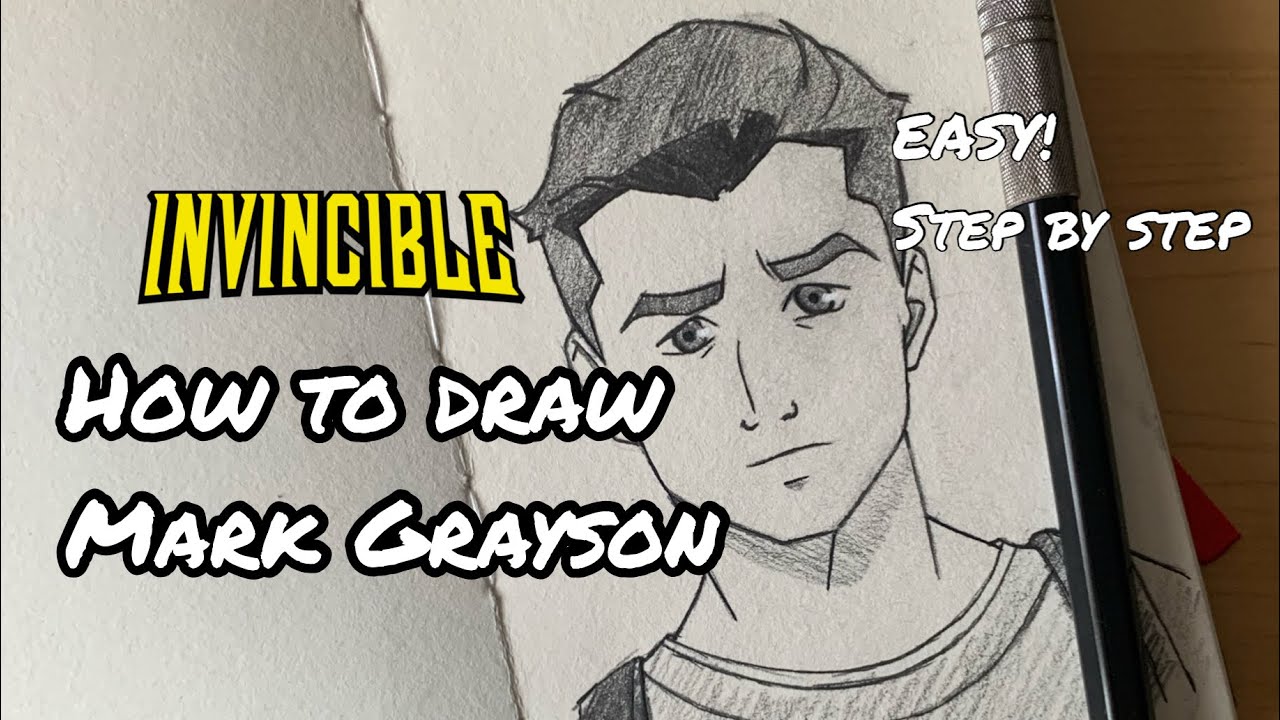 How to Draw Mark Grayson – Easy Step-by-Step Tutorial!