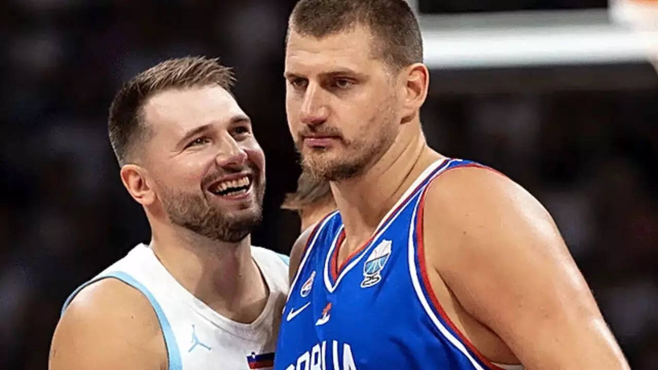 Luka Doncic gets sweet high-five from Nikola Jokic’s daughter in a ...