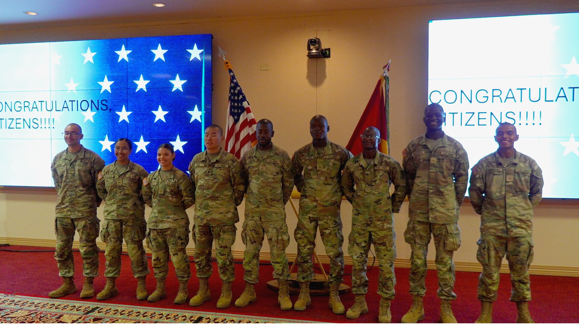 Fort Sill basic trainees sworn in as U.S. citizens