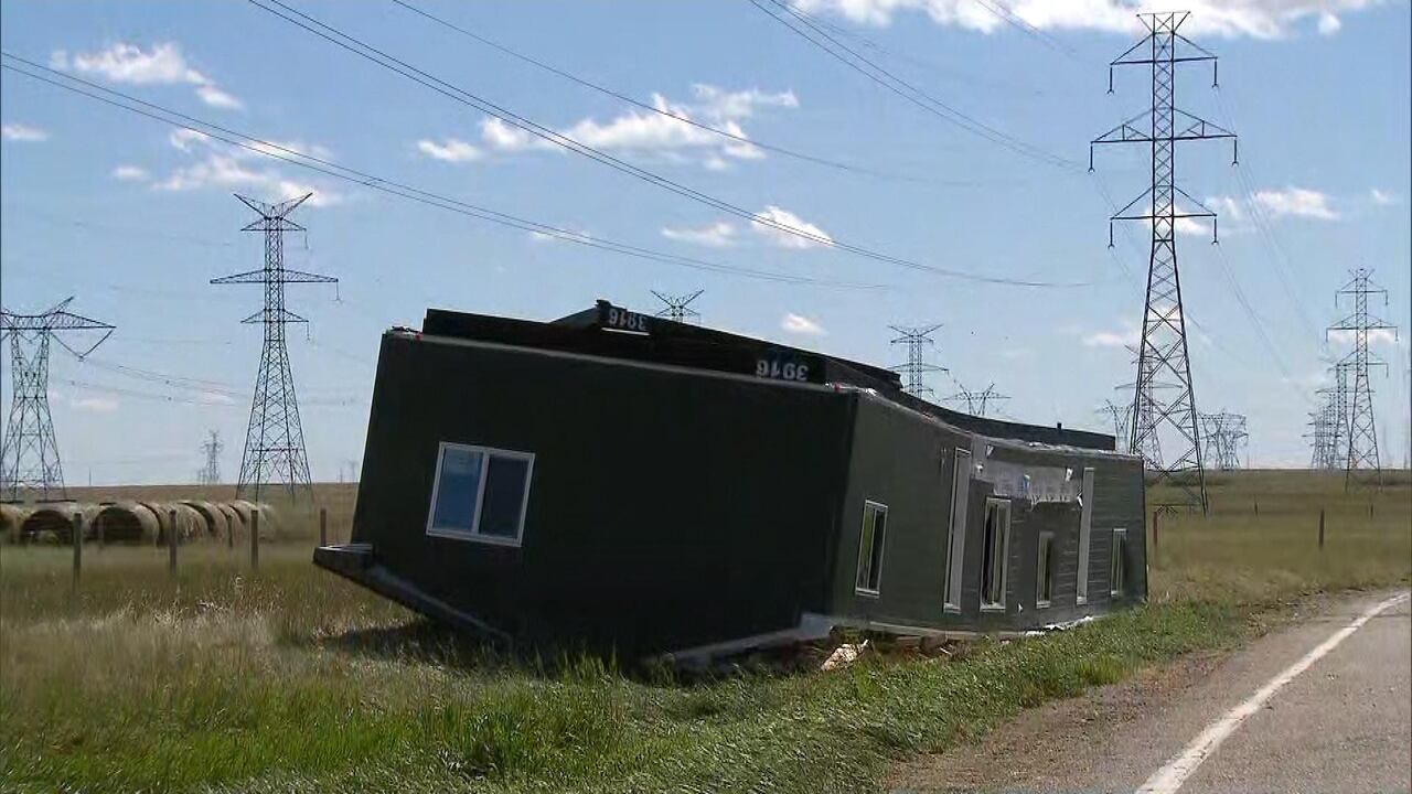 Cleanup and repair work underway after severe storm hit Brooks, Alta ...