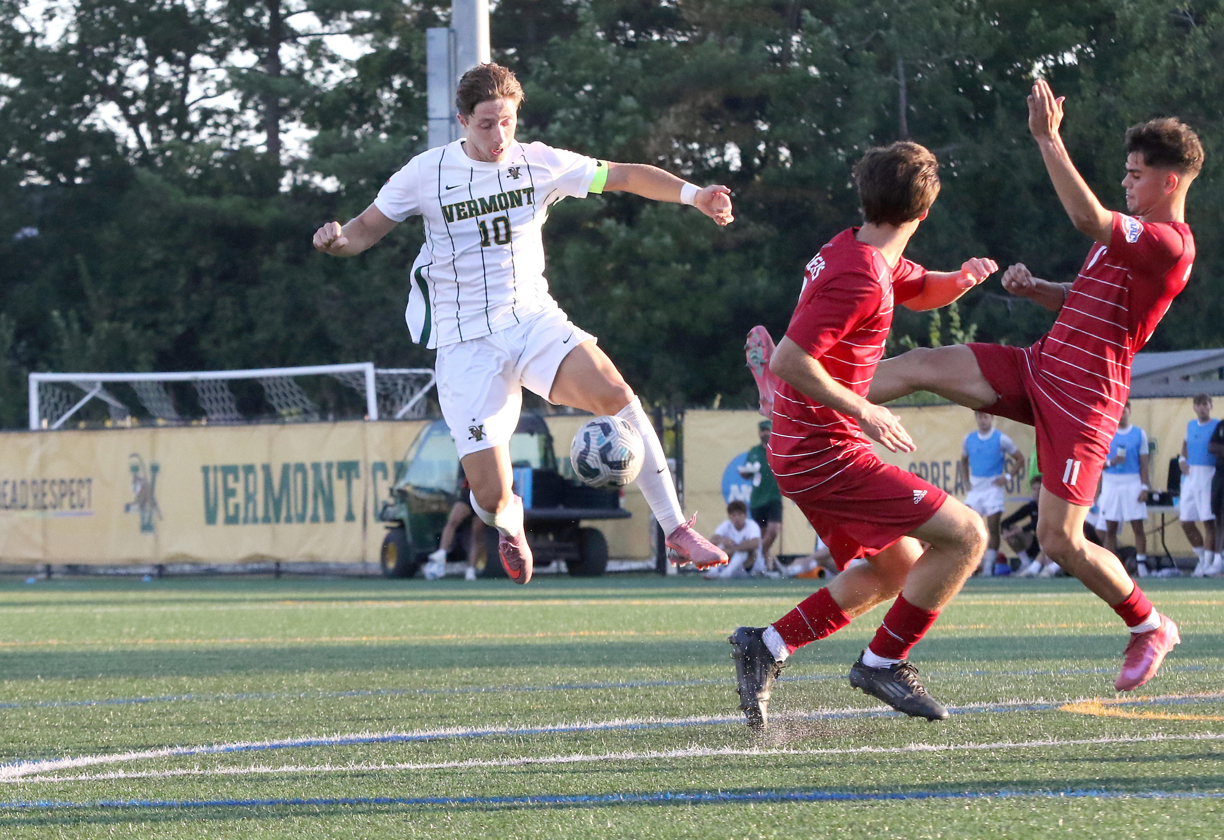 Late goals propel NCAA champion Vermont soccer to season-opening victory