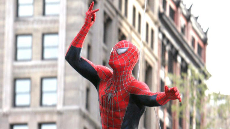 Tobey Maguire’s ‘Spider-Man 2’ suit set for auction