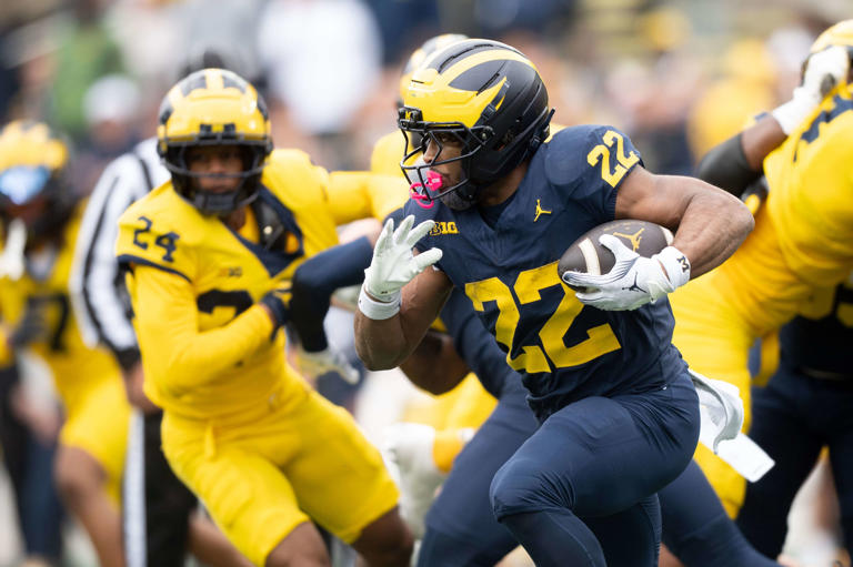Michigan’s ‘dynamic’ RB duo Haynes, Marshall has one objective in mind