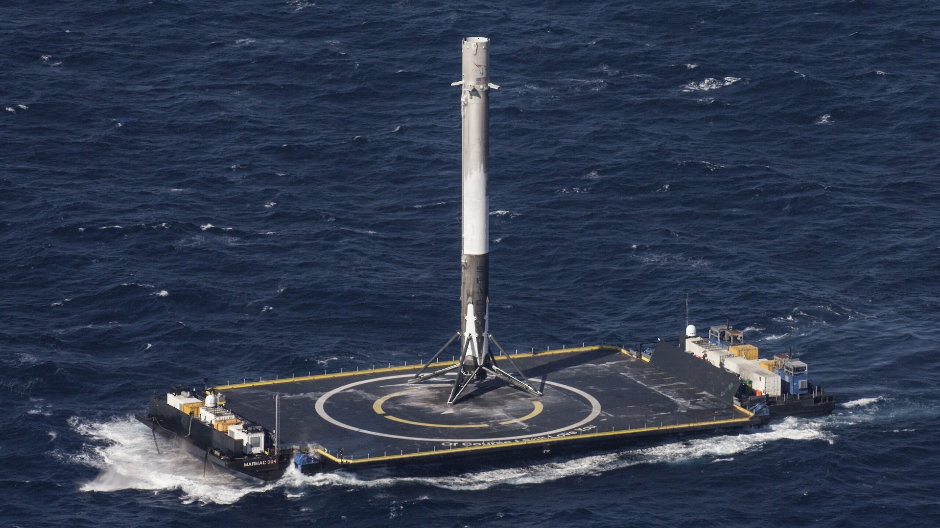 China to rival SpaceX with first reusable rocket recovery drone ship