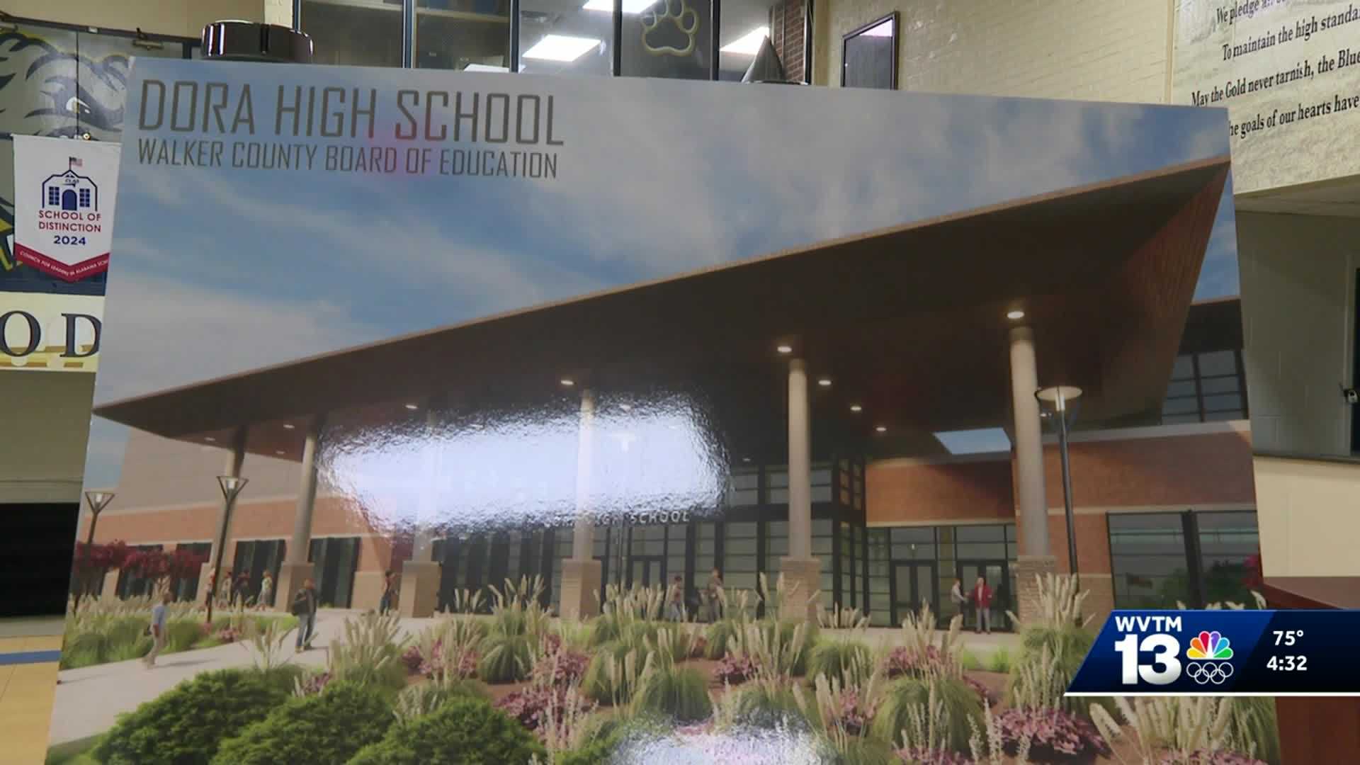 Construction of new Dora High School underway