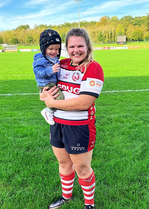 Meet the ex-England rugby player and mum who is prepping for her ...