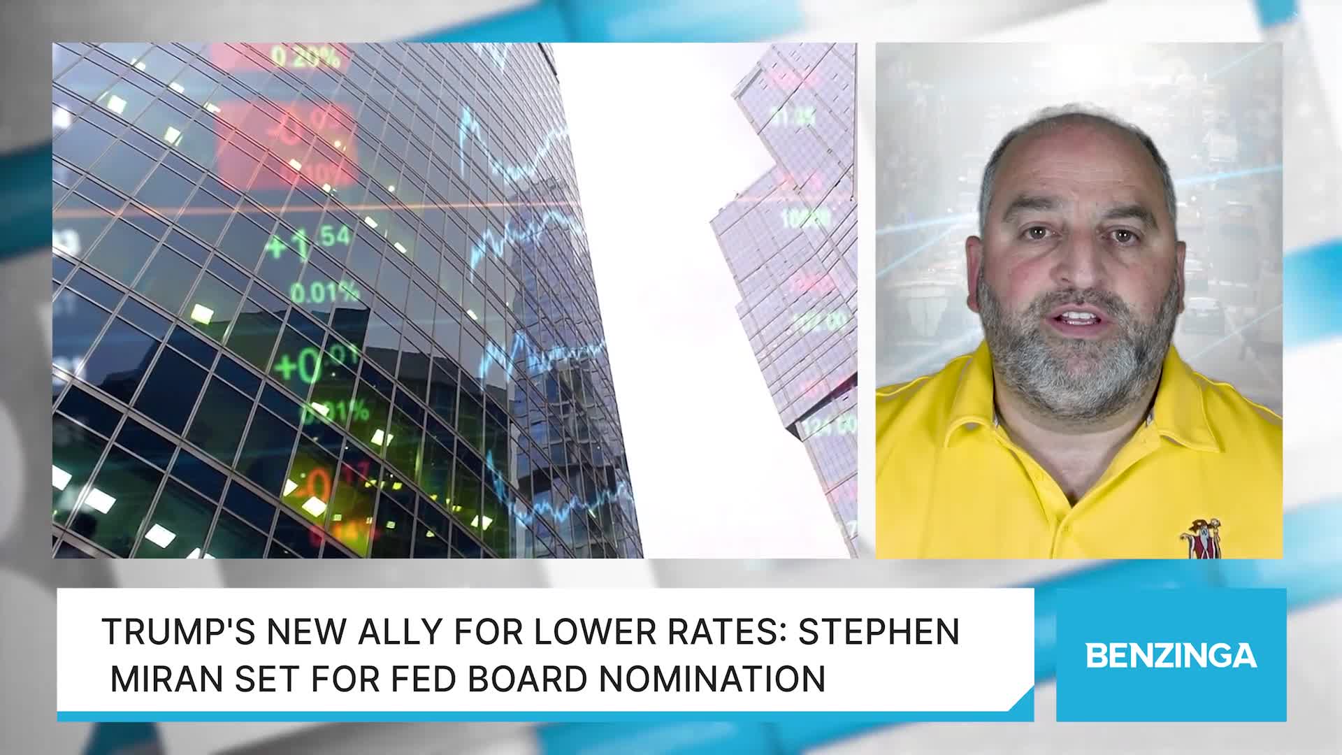 Trump's New Ally For Lower Rates: Stephen Miran Set For Fed Board ...