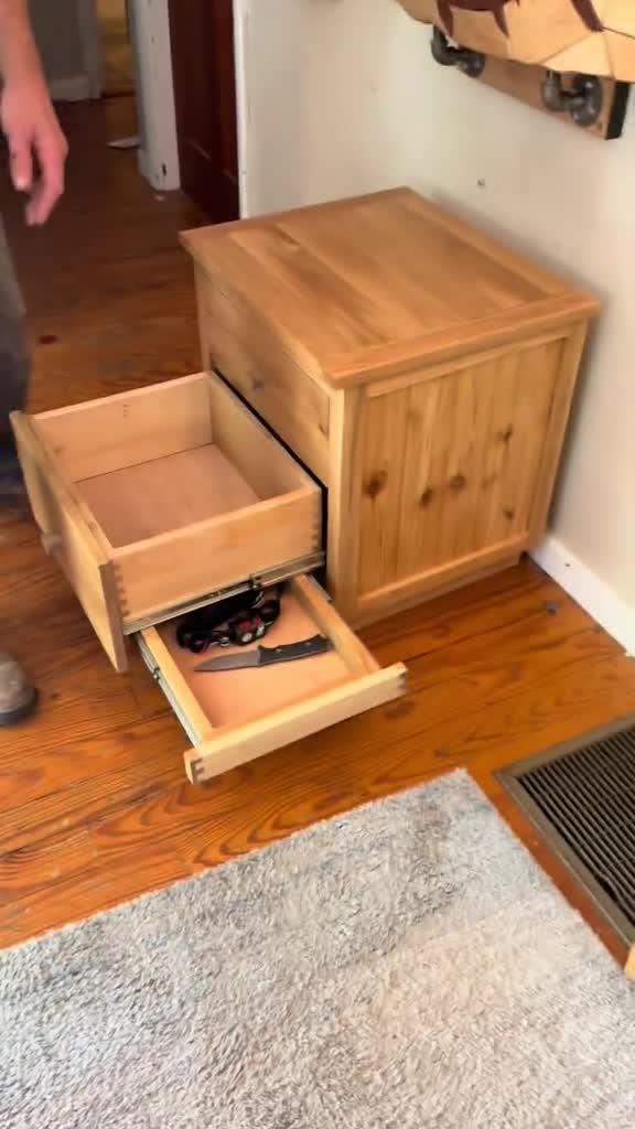 Hidden Compartments in My Custom Wood Nightstand Revealed!