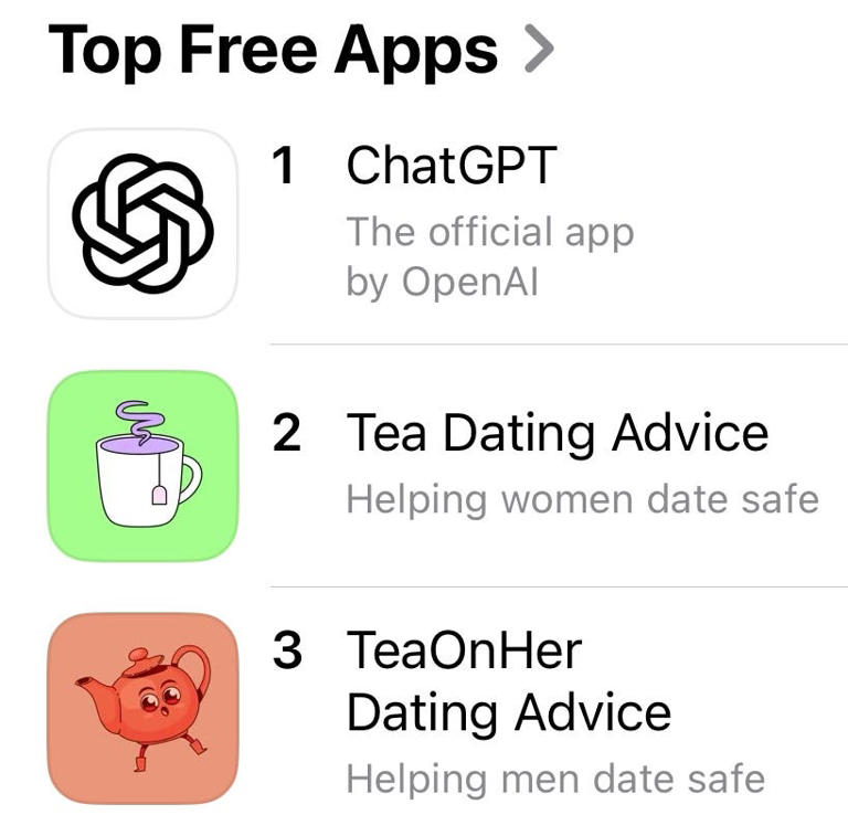 There's a new 'Tea' app going viral. This time, it's for men to post ...