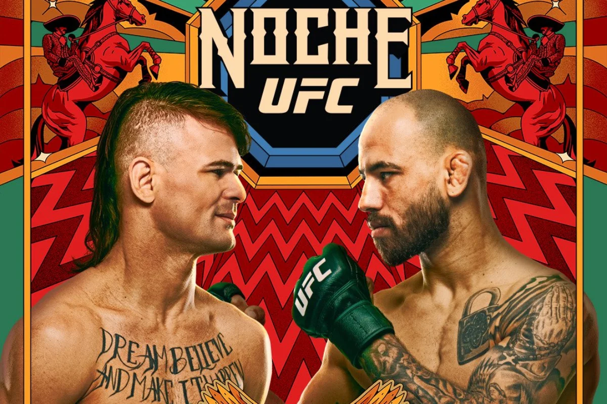 Cartel de UFC Noche destaca el duelo Diego Lopes y Jean Silva