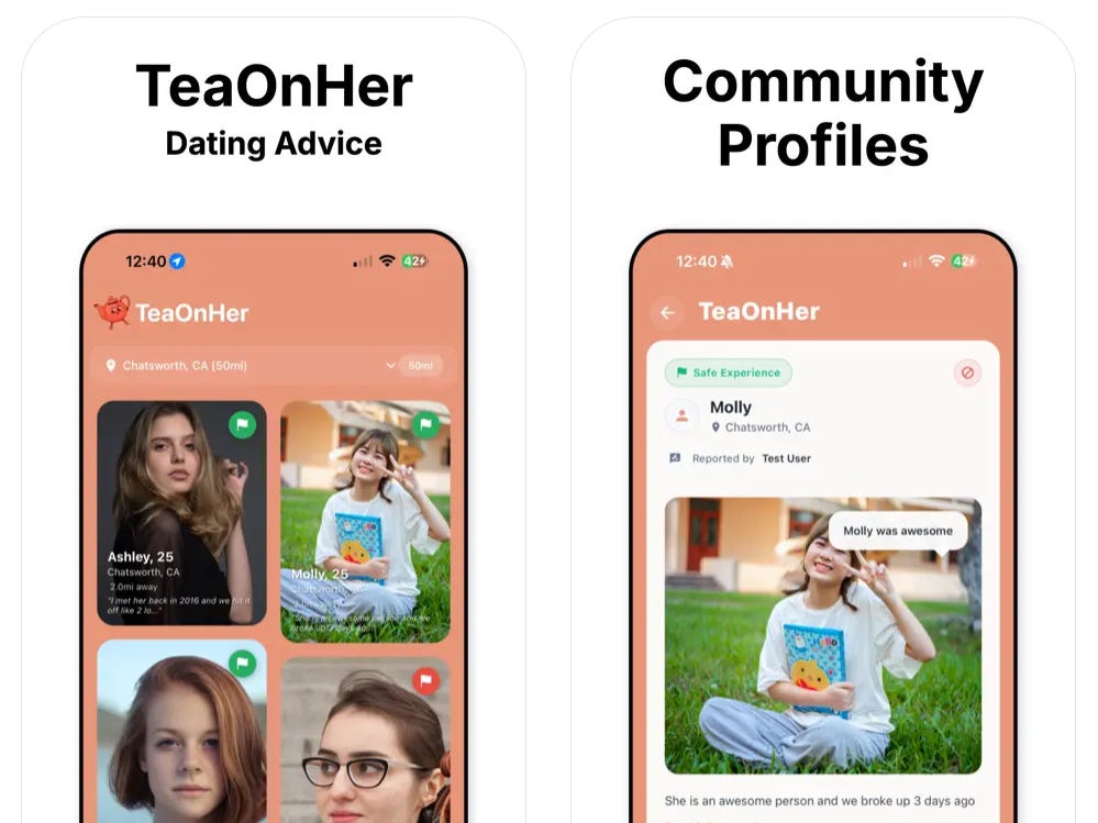 There's a new 'Tea' app going viral. This time, it's for men to post ...