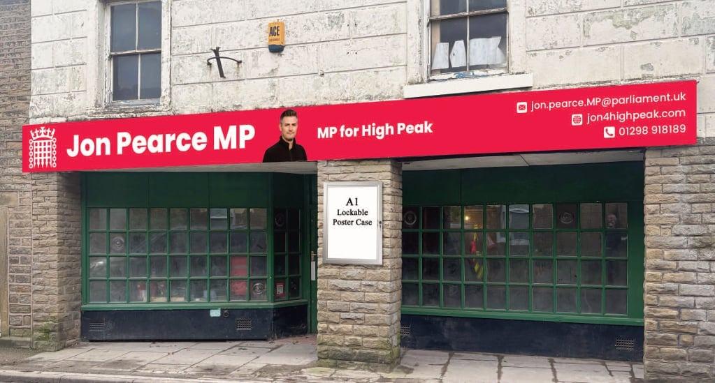 Green light for new signage at High Peak MP’s office