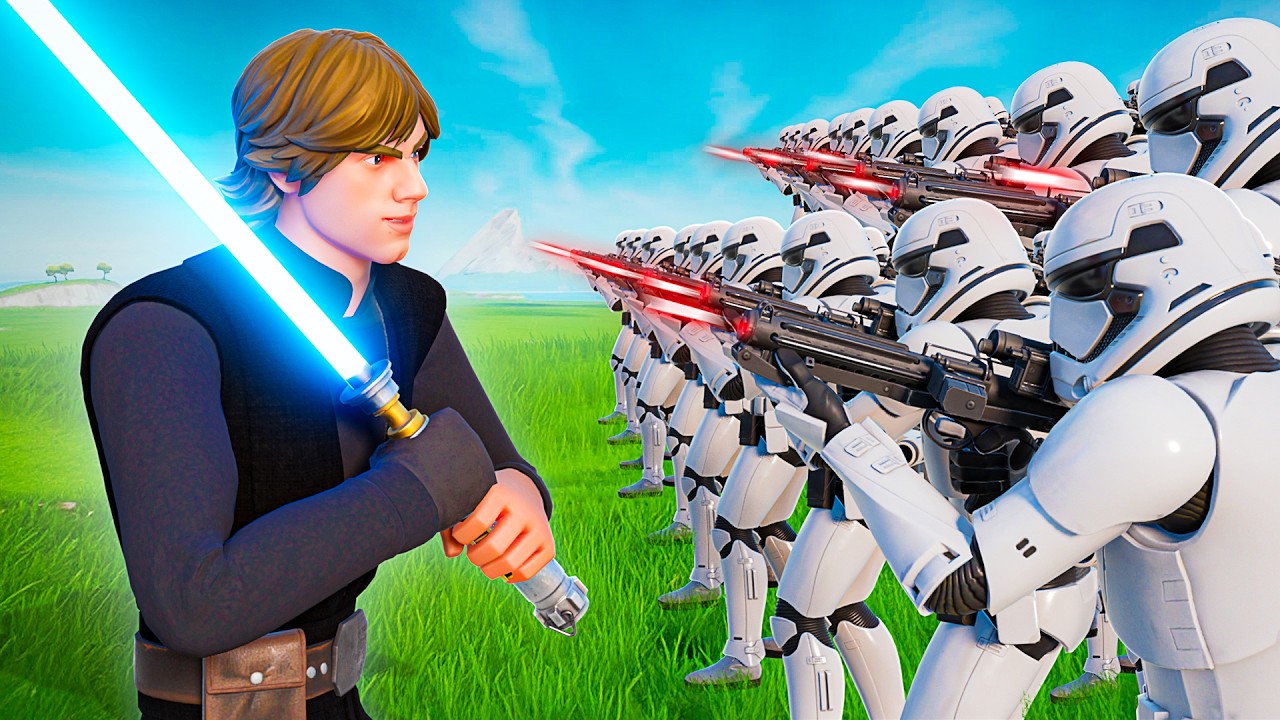 100 stormtroopers vs 1 Jedi: who wins?
