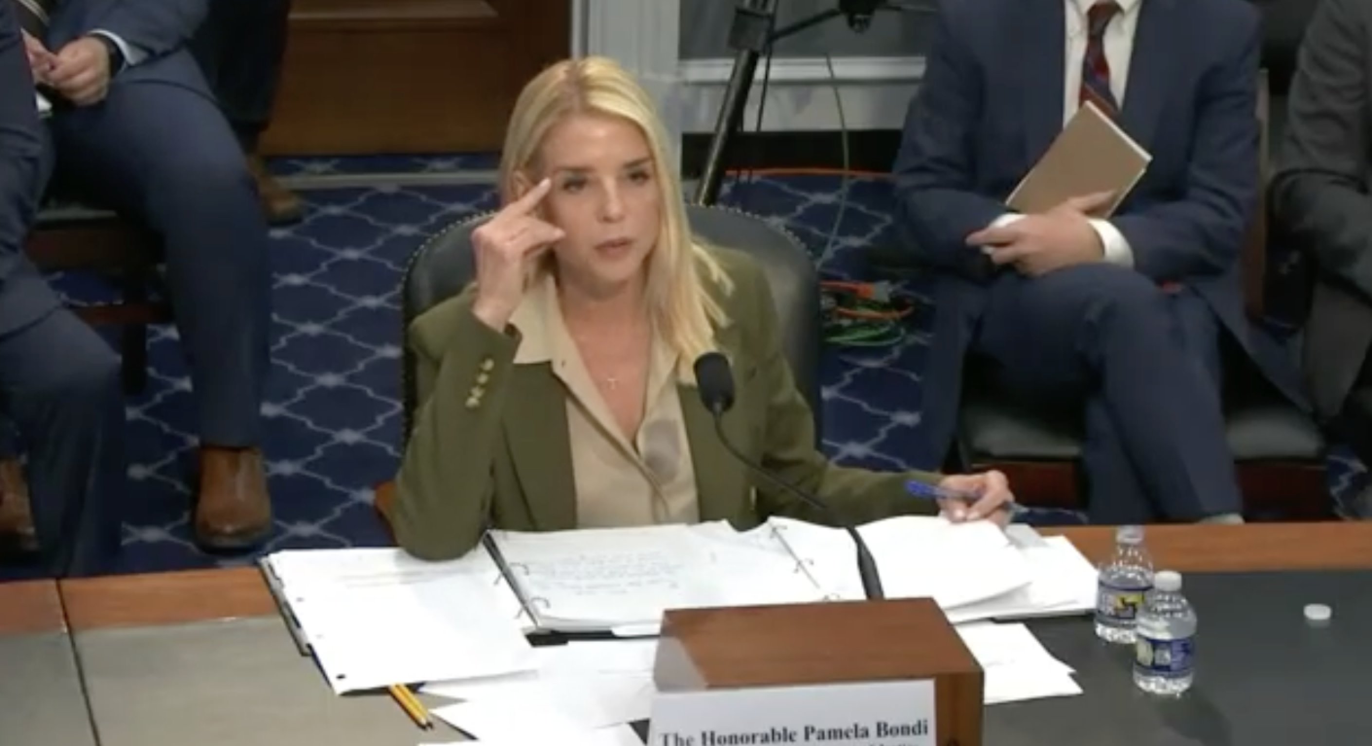 'He Didn't Want To Hear My Answer': Pam Bondi Loses Her Cool, Berates ...