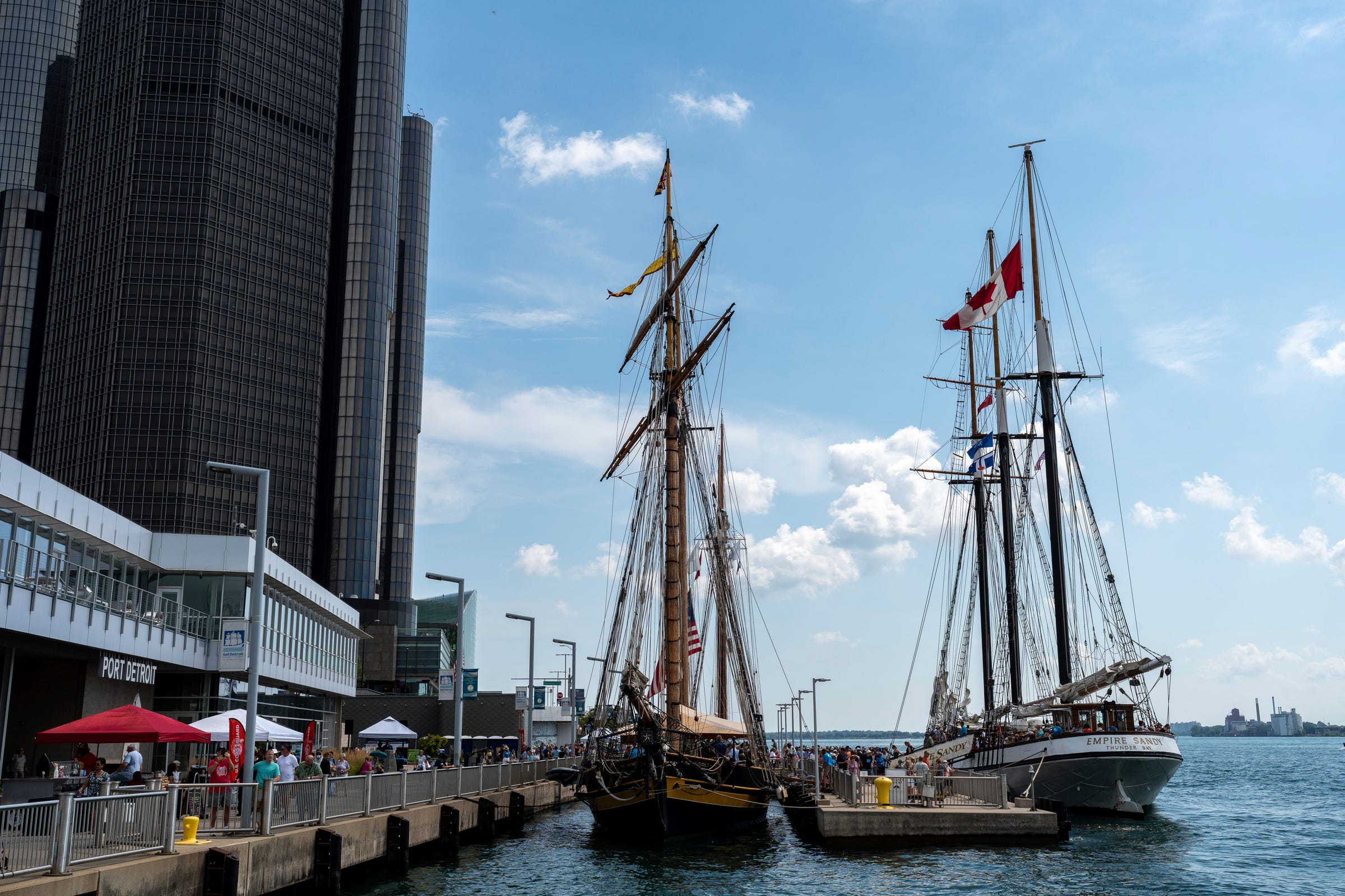 Tall ships take over the RiverWalk as Sail Detroit festival starts
