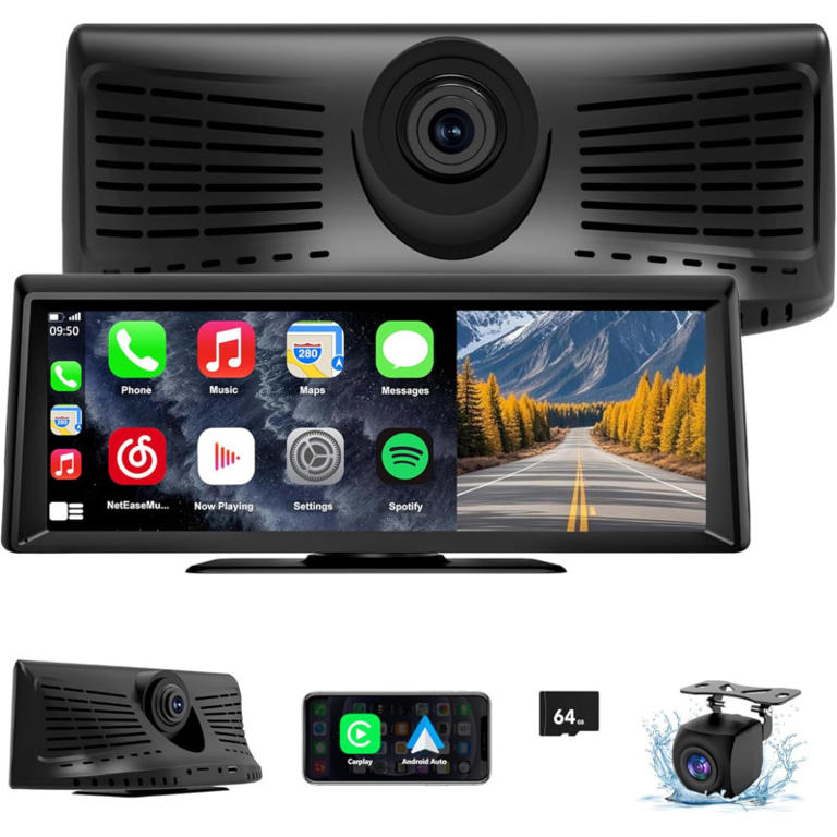 Amazon's CarPlay dash cam screen is on sale for just $70, and it's the ...