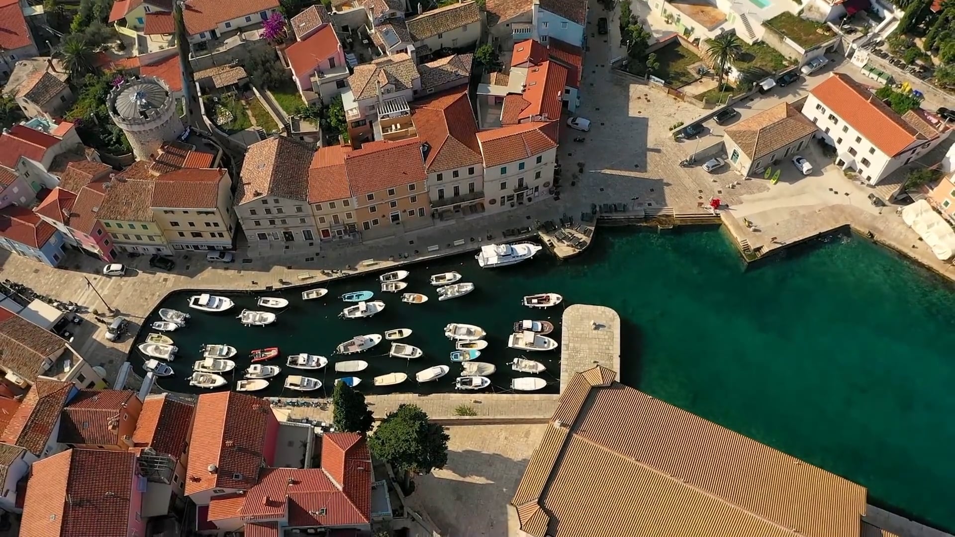 Drone Views of Veli Lošinj: Croatia's Hidden Coastal Oasis