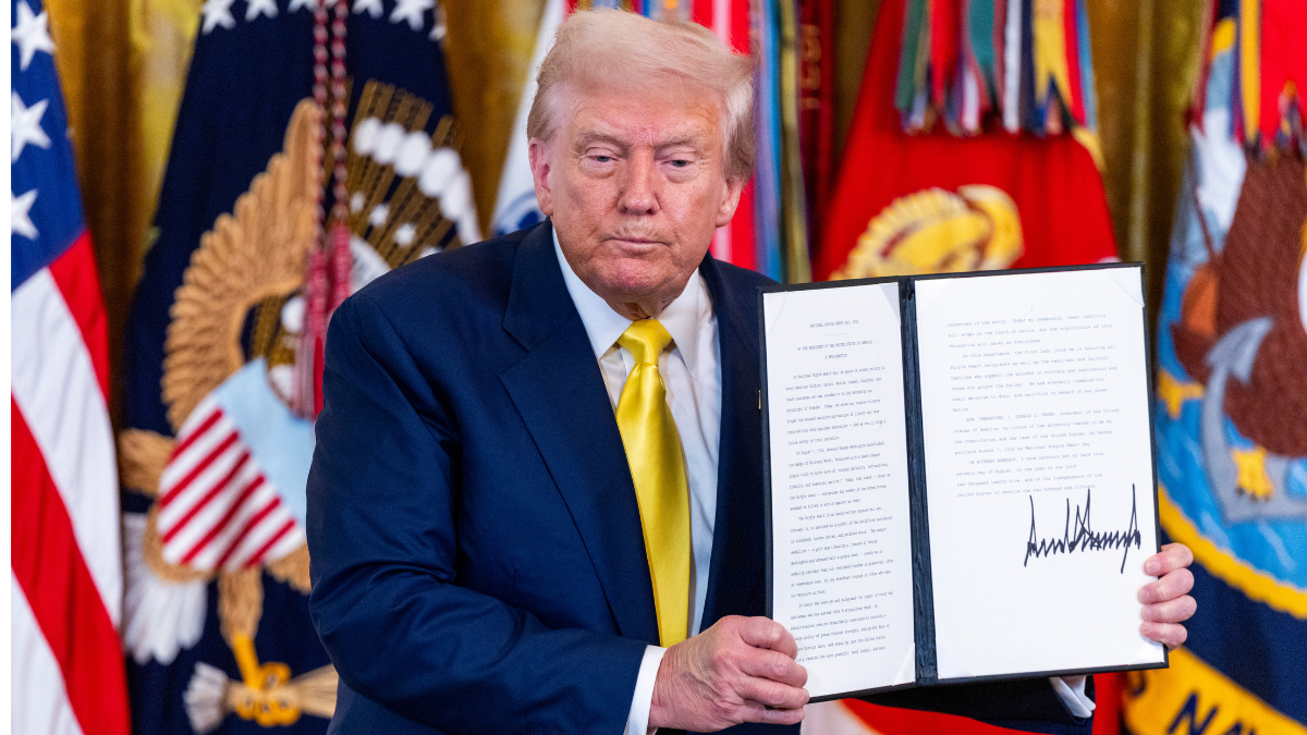 Trump signs executive order to cut 'frivolous' federal grants