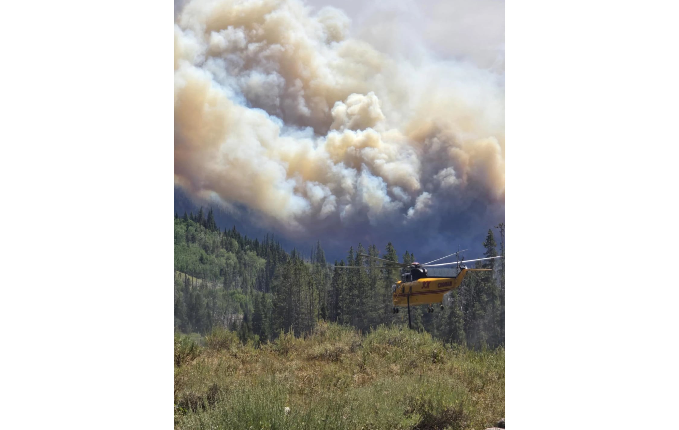 Summit County fire in Uinta Mountains forces evacuations, road closures
