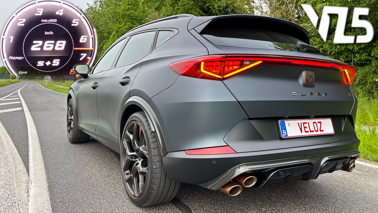CUPRA Formentor VZ5 – 0-100 in 3.xx, 100-200, Top Speed & Exhaust Sound