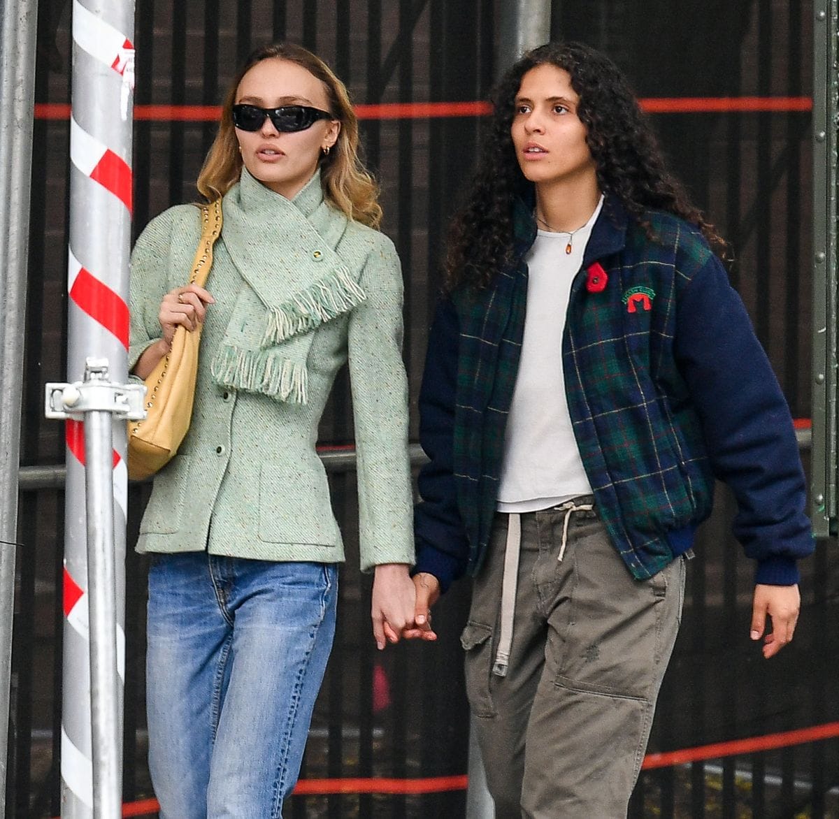 Lily Rose-Depp poses in sheer minidress with her girlfriend 070 Shake ...