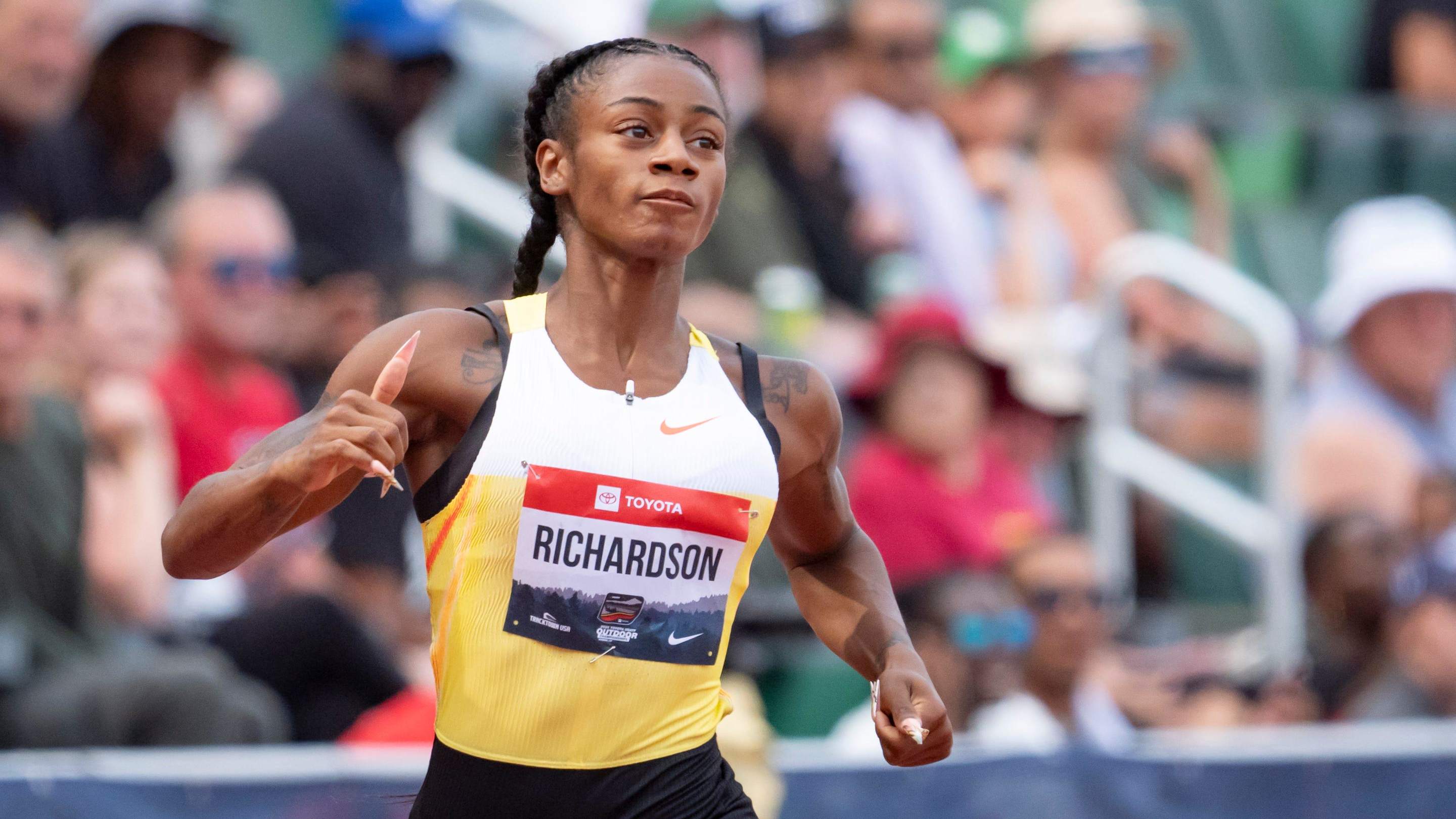 Viral video shows USA track star Sha'Carri Richardson allegedly assaulting boyfriend