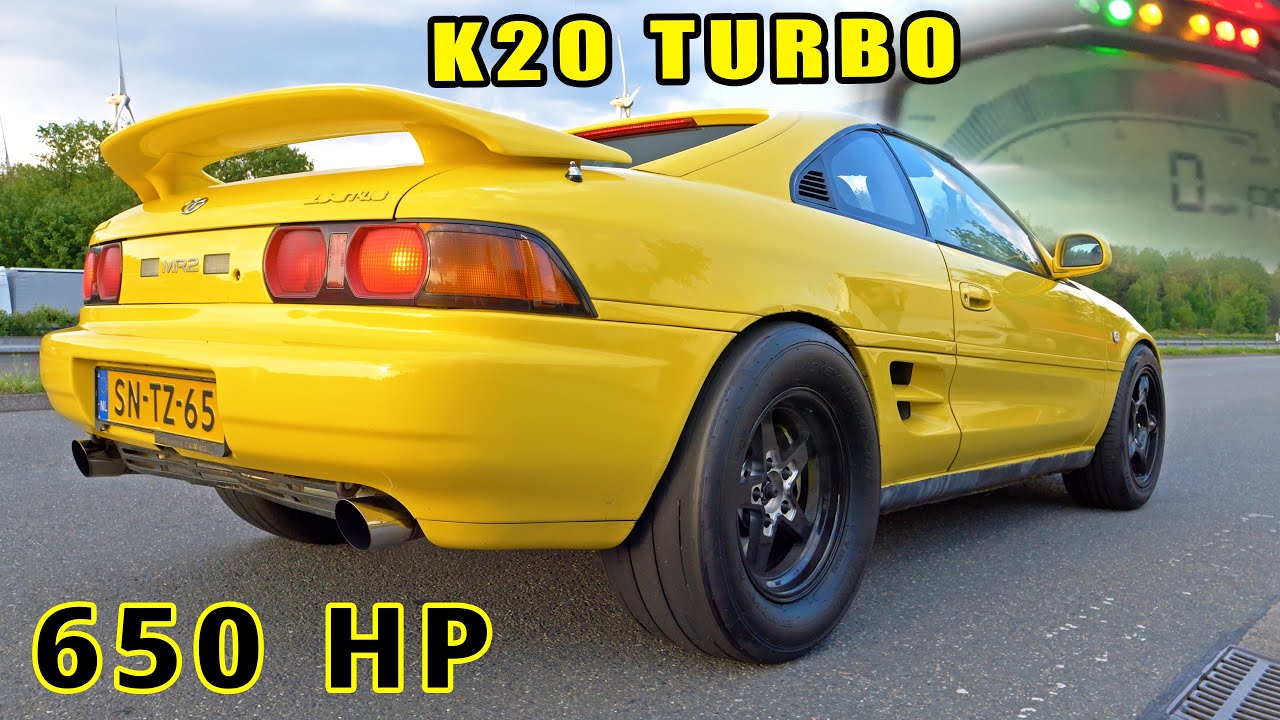650HP K20 Turbo Toyota MR2 – Evil Sound & Insane Acceleration