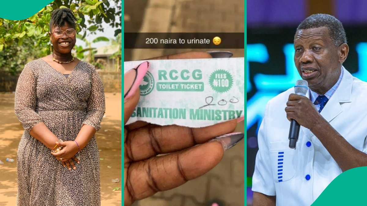RCCG N100 toilet ticket fee: Female member of Redeemed Church ...