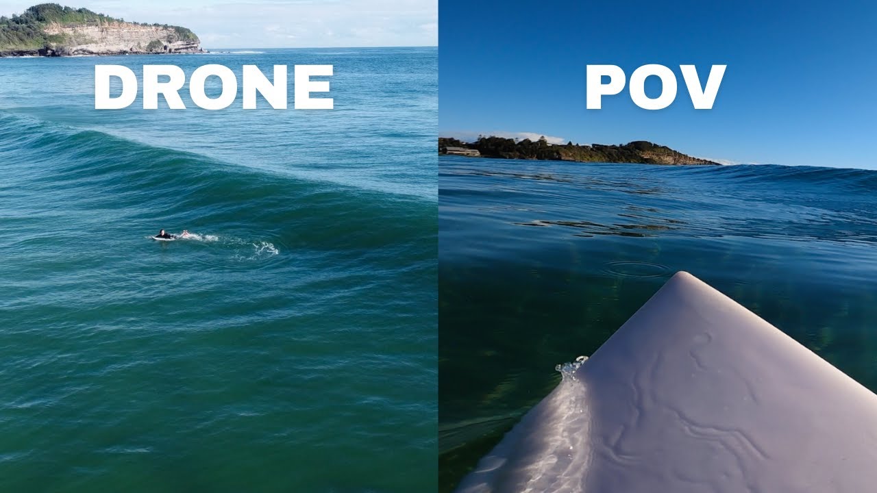Surfing Perfect Waves – POV & Aerial Views