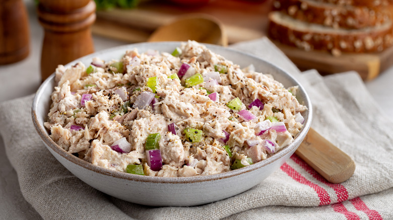 Give Your Tuna Salad A Bright Boost With An Unexpected Mayo Swap
