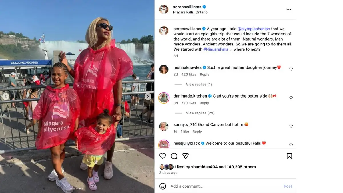 ‘Almost as Tall as You’: Serena Williams’ Latest Photo of Olympia ...