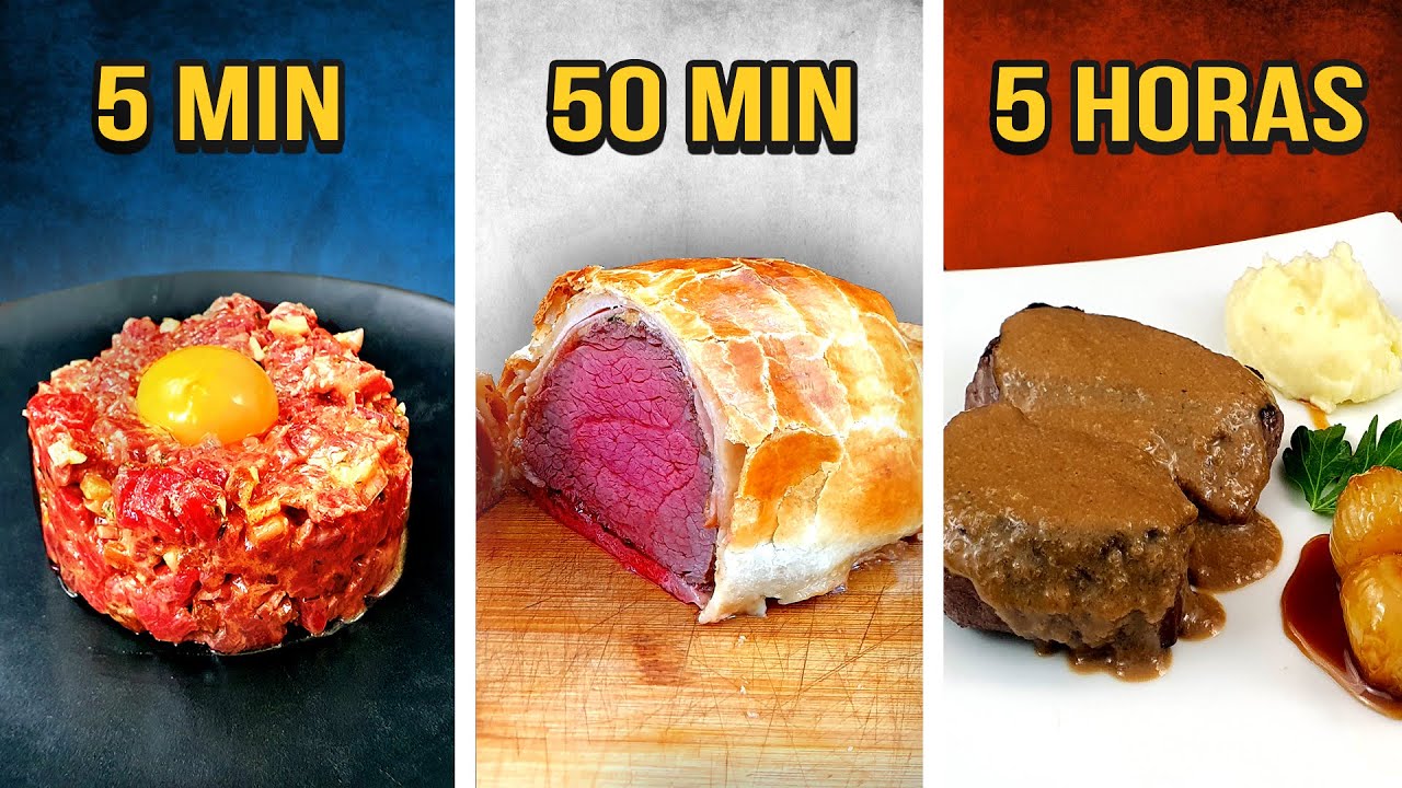 5 min vs. 50 min vs. 5 horas: El Reto del Solomillo