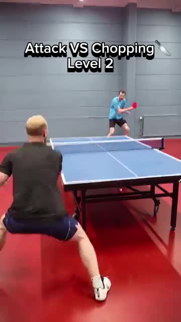 Table Tennis Attack vs Chopping: Skill Levels Compared