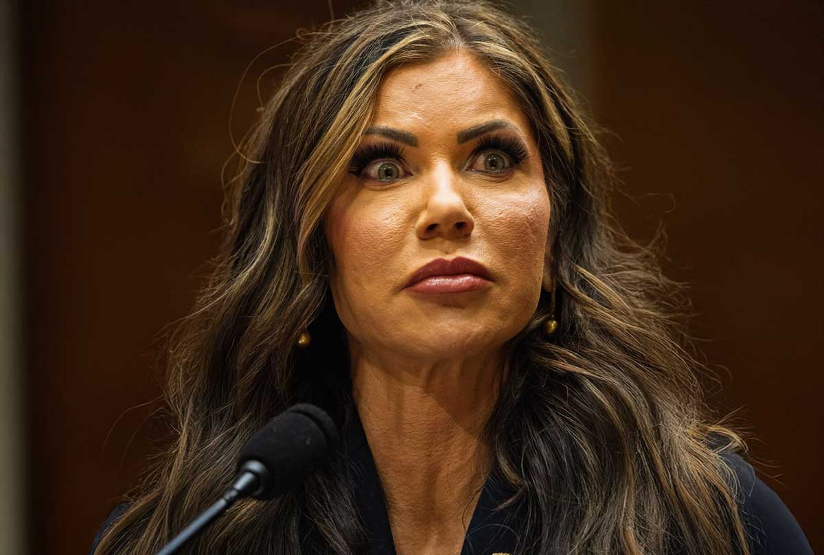 Kristi Noem lies through her teeth about arrests of US citizens