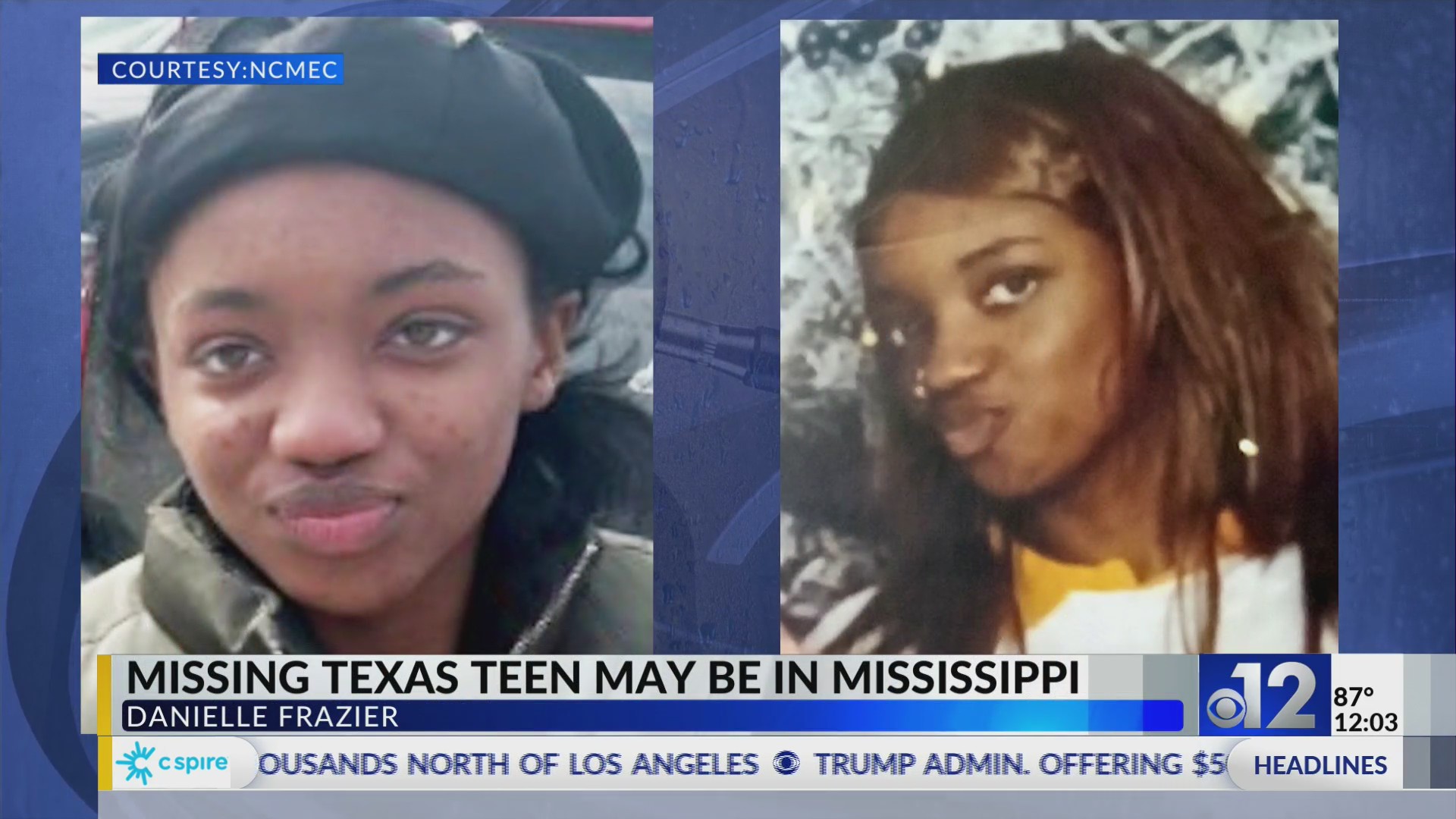 Missing Texas teen may have traveled to Mississippi