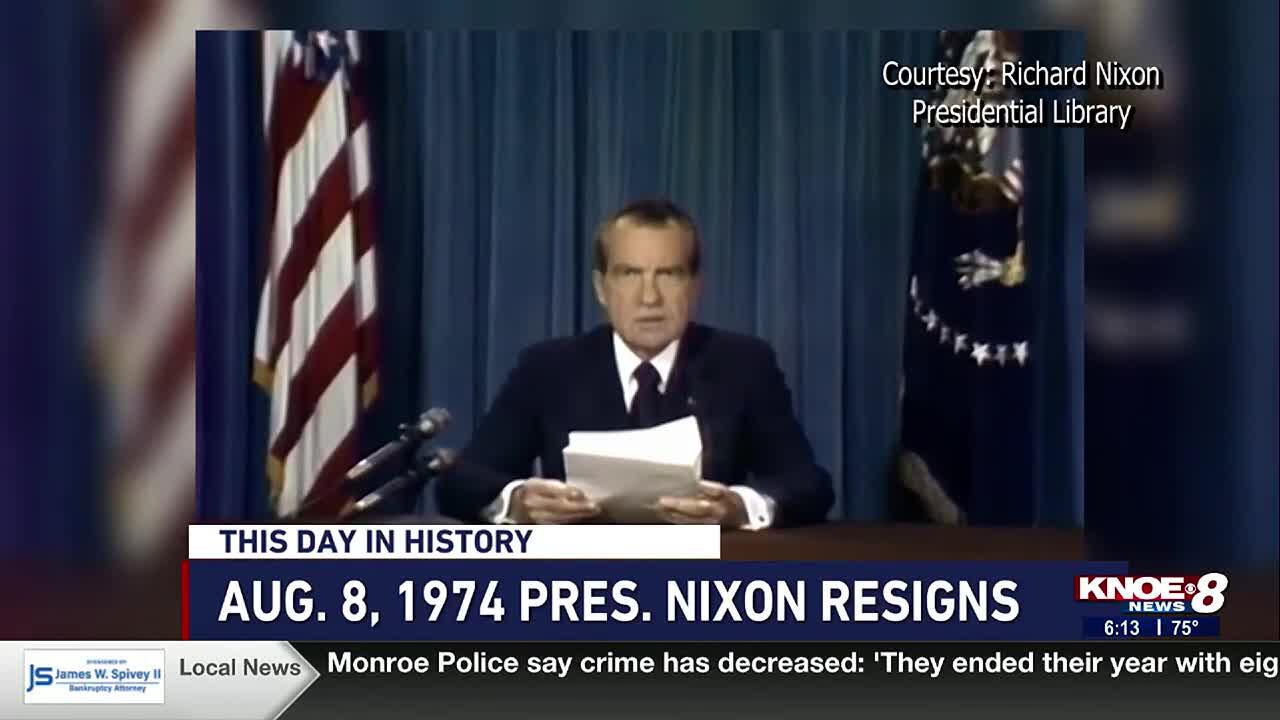 This Day in History: President Richard Nixon resigns on August 8, 1974