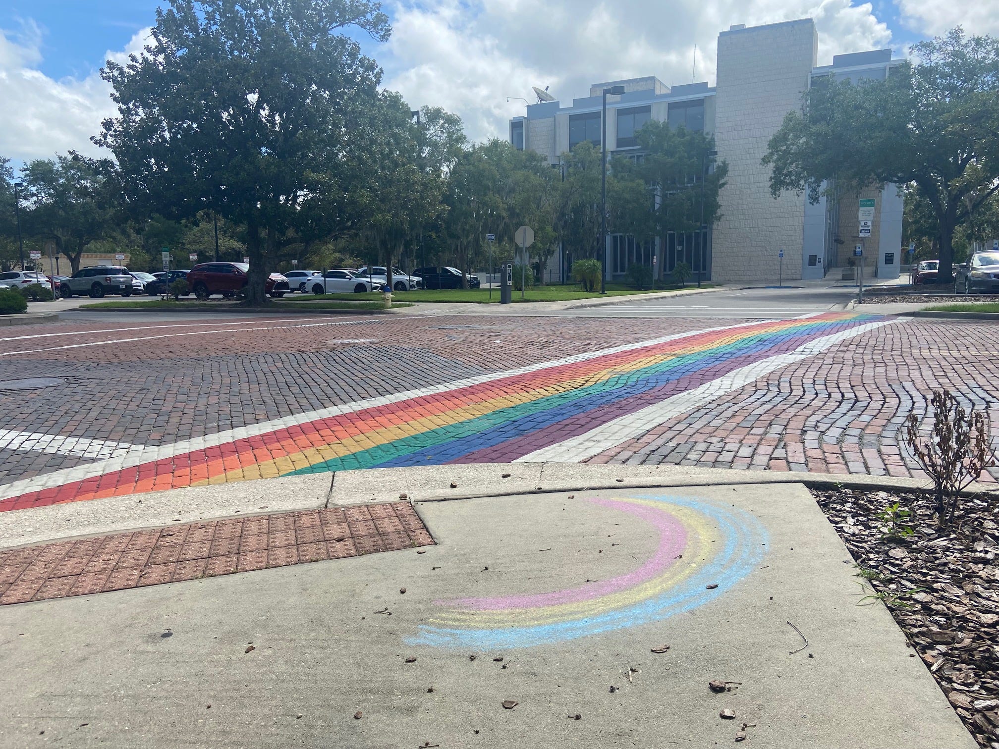 Gainesville to remove rainbow crosswalks after FDOT threatens funding cuts