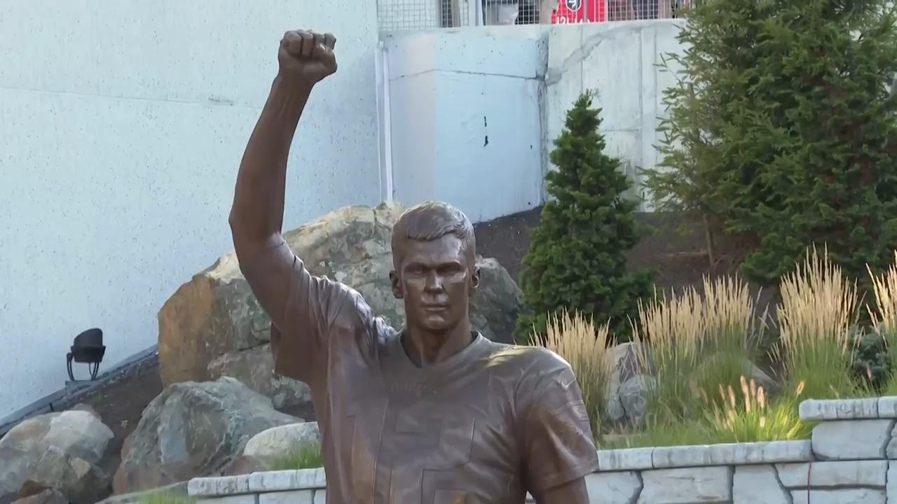 Legendary Patriots QB Tom Brady honoured with statue outside of team's ...