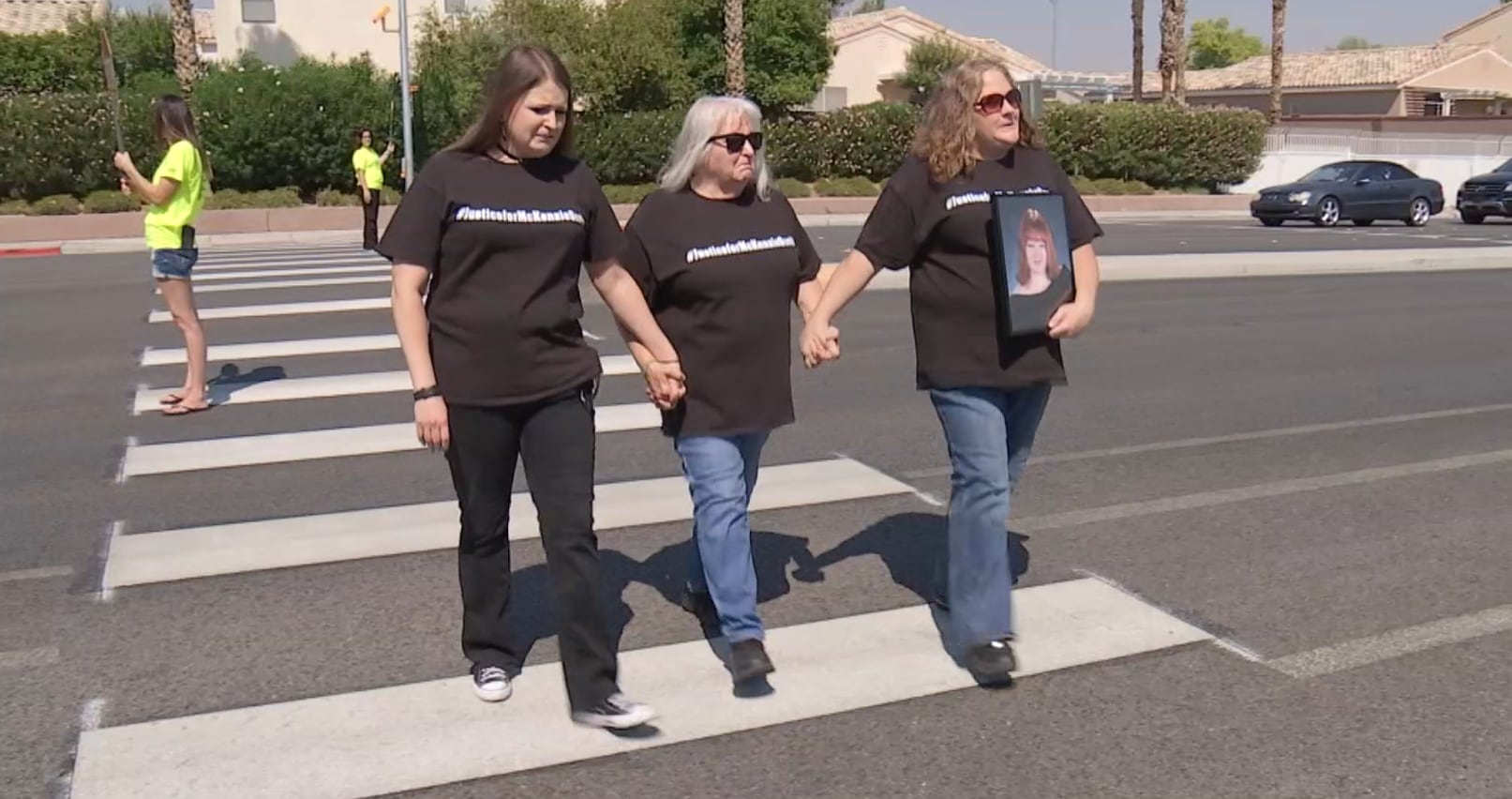 Mother returns to Arbor View High School crosswalk after daughter’s death