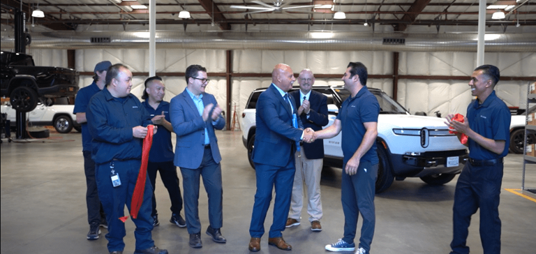 The Central Valley’s first-ever Rivian Service Center opens
