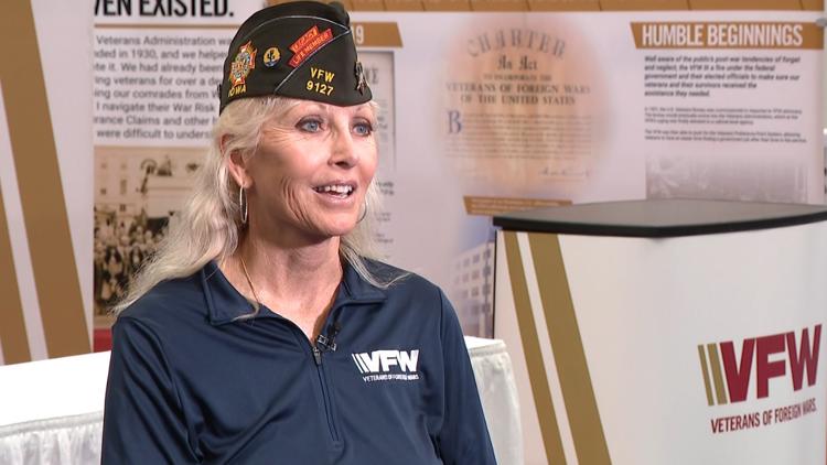 First female commander of Veterans of Foreign Wars prepares to take the ...