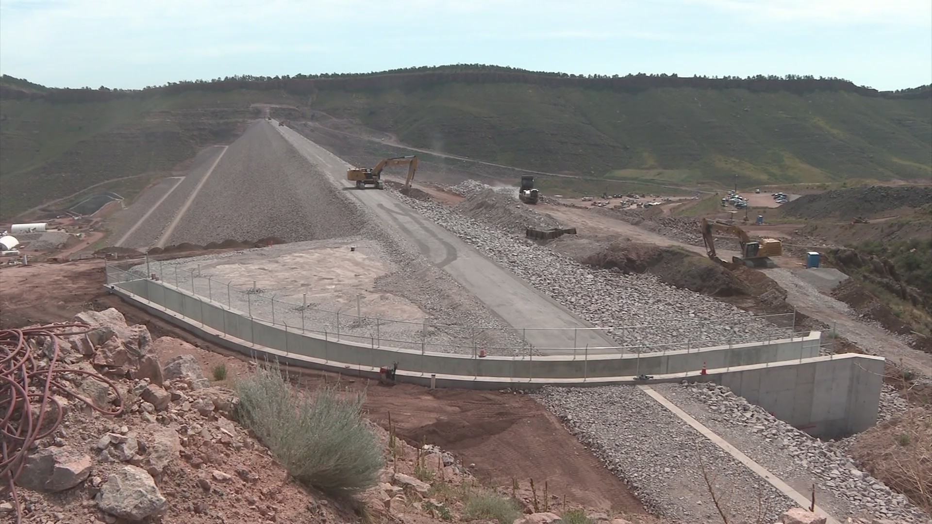 Chimney Hollow dam, the tallest built in the United States in 20 years ...