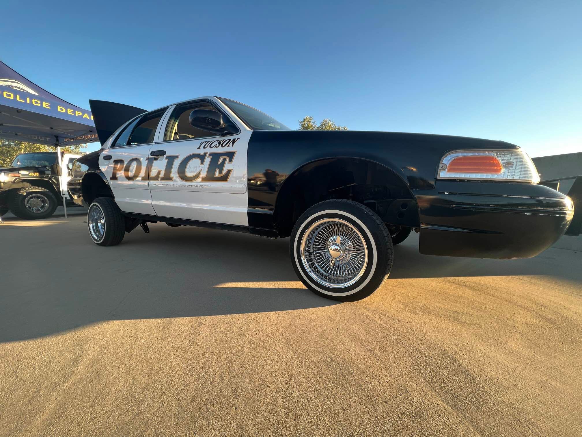 Tucson Police transform retired patrol car into lowrider