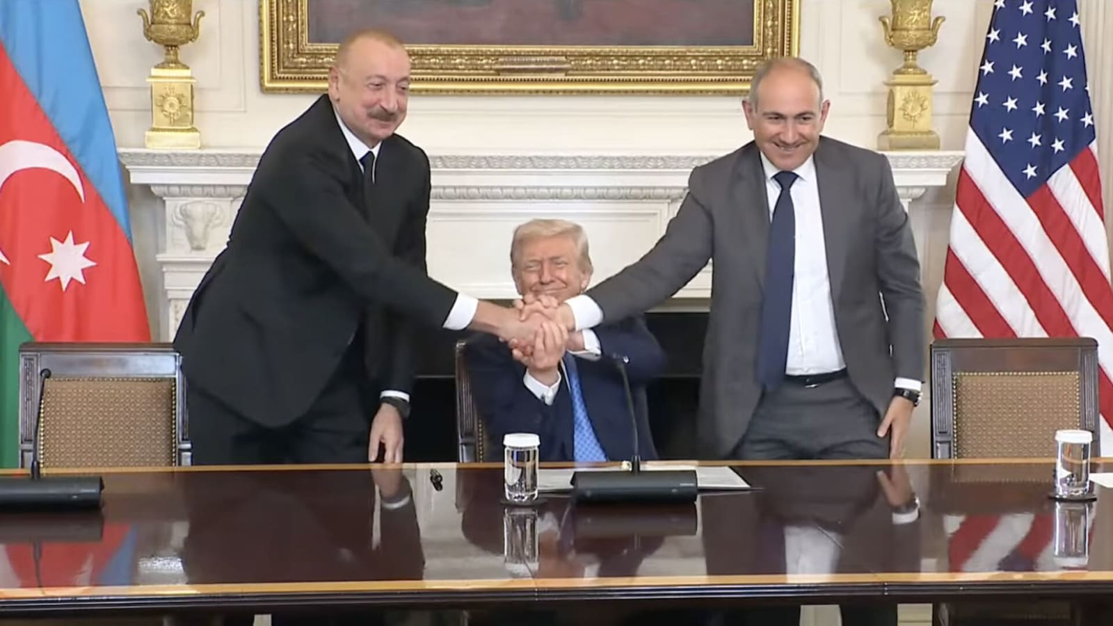 President Trump hosts Armenia, Azerbaijan for peace treaty signing