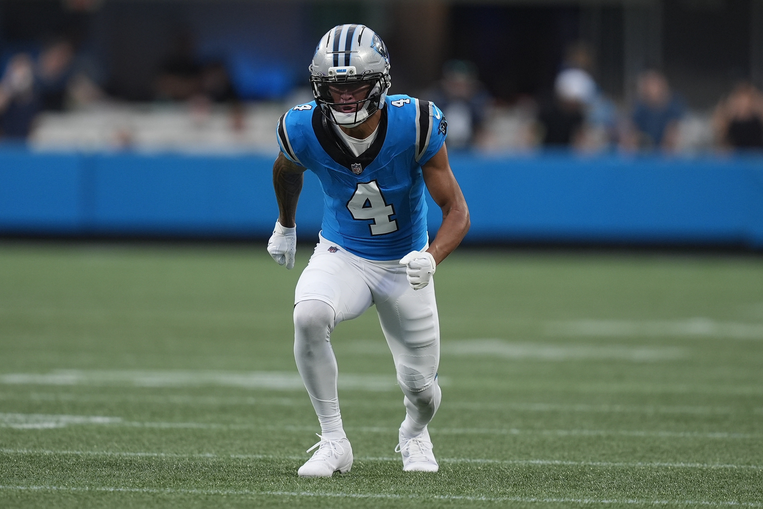 Panthers rookie wideout shows flashes in preseason debut