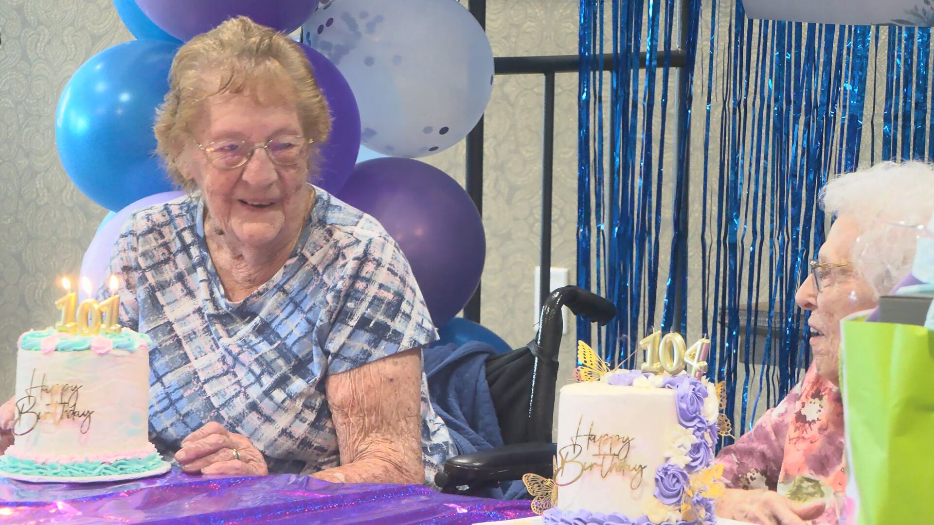 Linden Court celebrates remarkable birthdays of two beloved residents