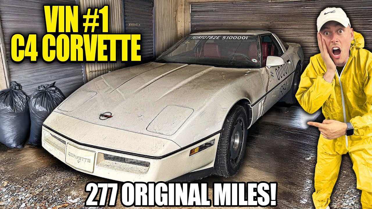 Giving VIN #1 of the C4 Corvette its first wash in 30 years