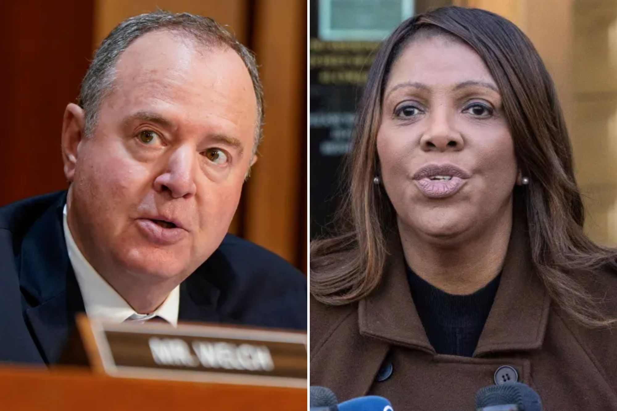 Grand juries weighing criminal charges for Tish James, Adam Schiff: sources